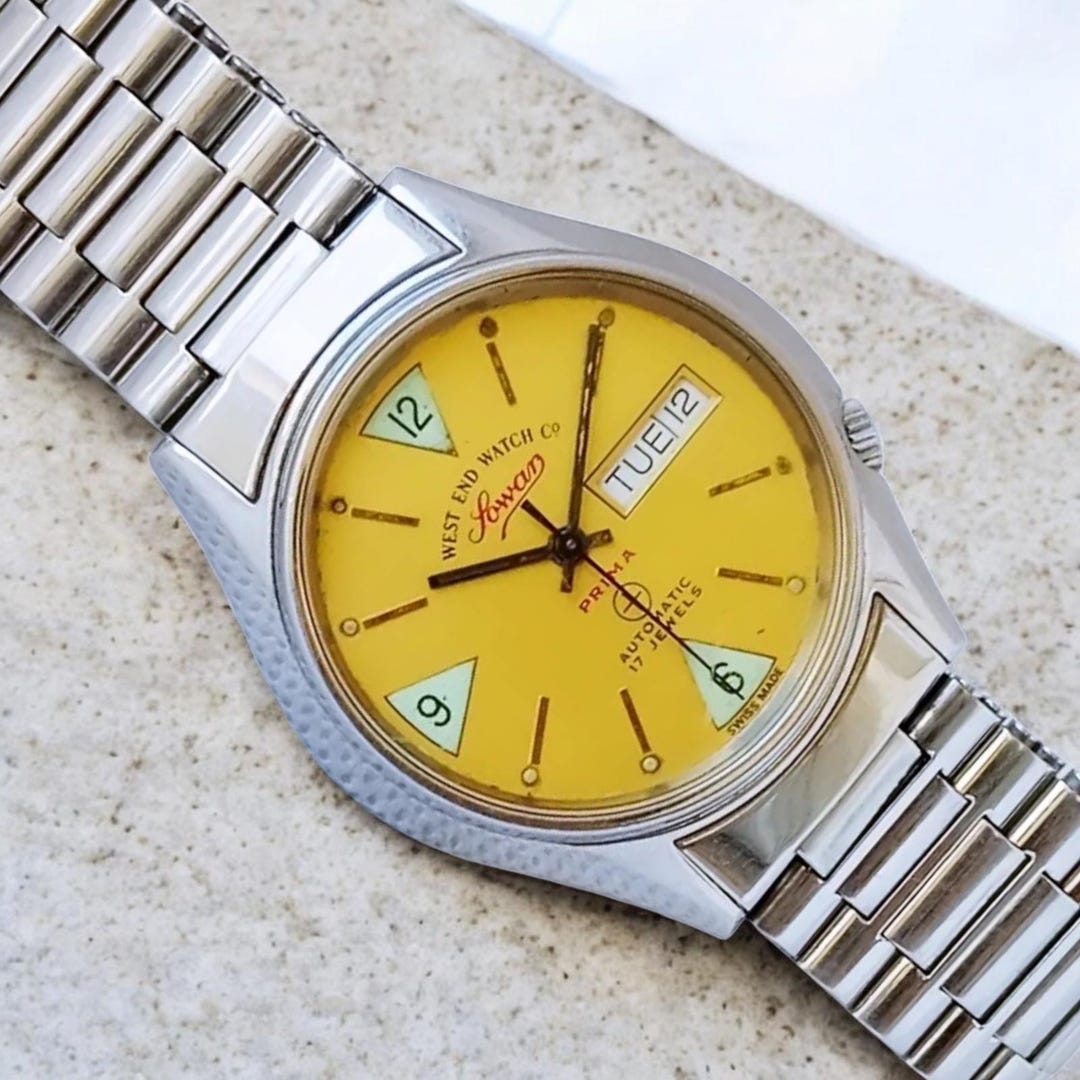 West End Watch Co Sowar Prima Automatic | Vintage Swiss Men's Watch ...