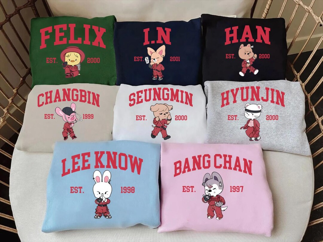 Skzoo Characters Shirt, Kpop Group Merch, SKZ Concert Apparel SKZ ...