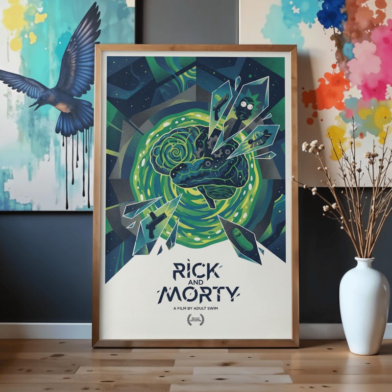 Rick and Morty Poster - Etsy