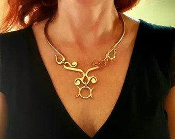 Torque Necklace - Etsy