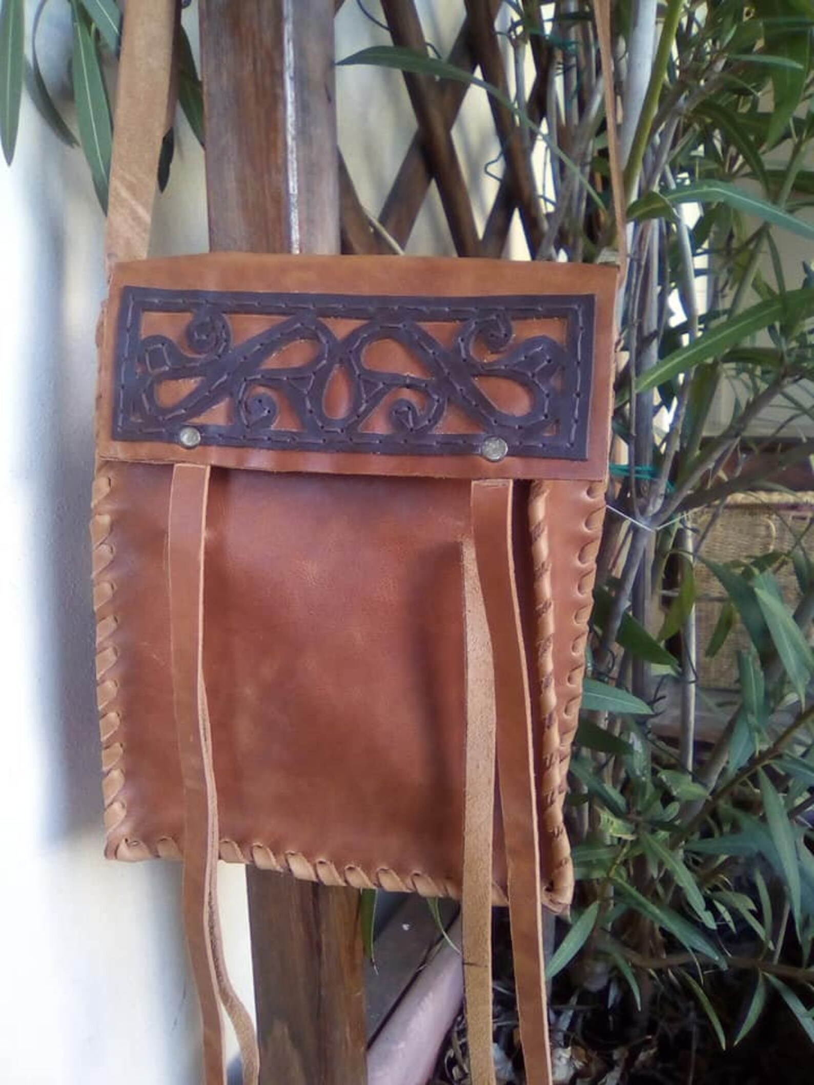 Celtic Leather Bag | Etsy