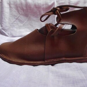 Celtic Viking Medieval Leather Shoes - Etsy