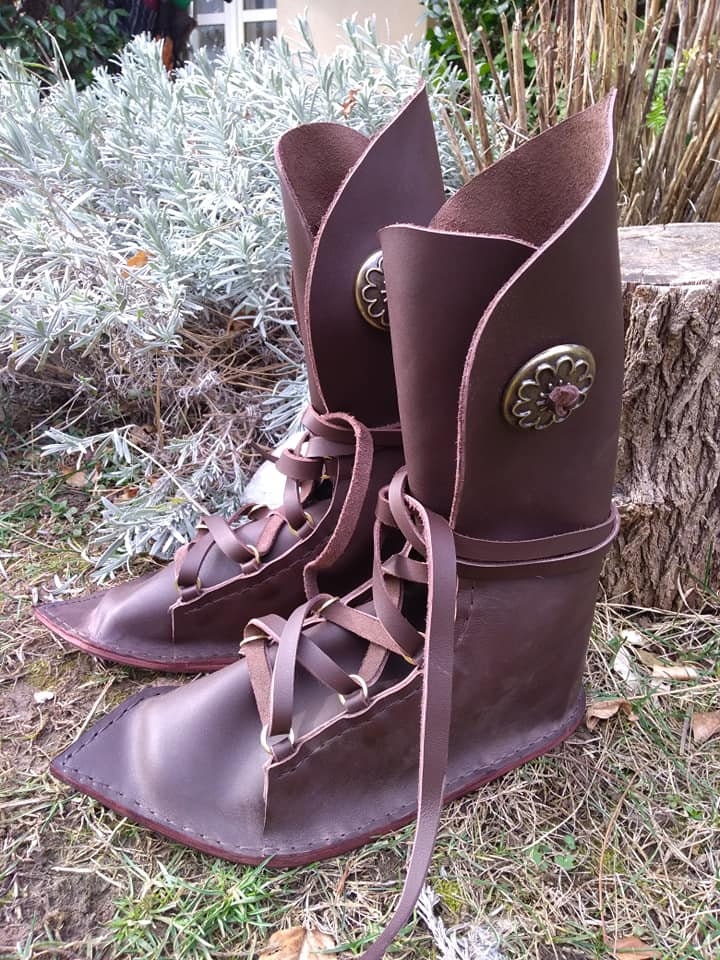 ETRUSCAN LEATHER BOOTS | Etsy
