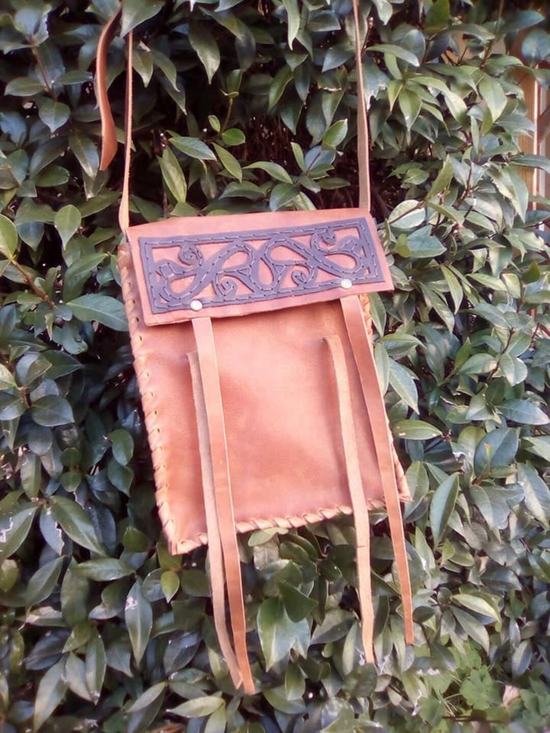Celtic Leather Bag - Etsy