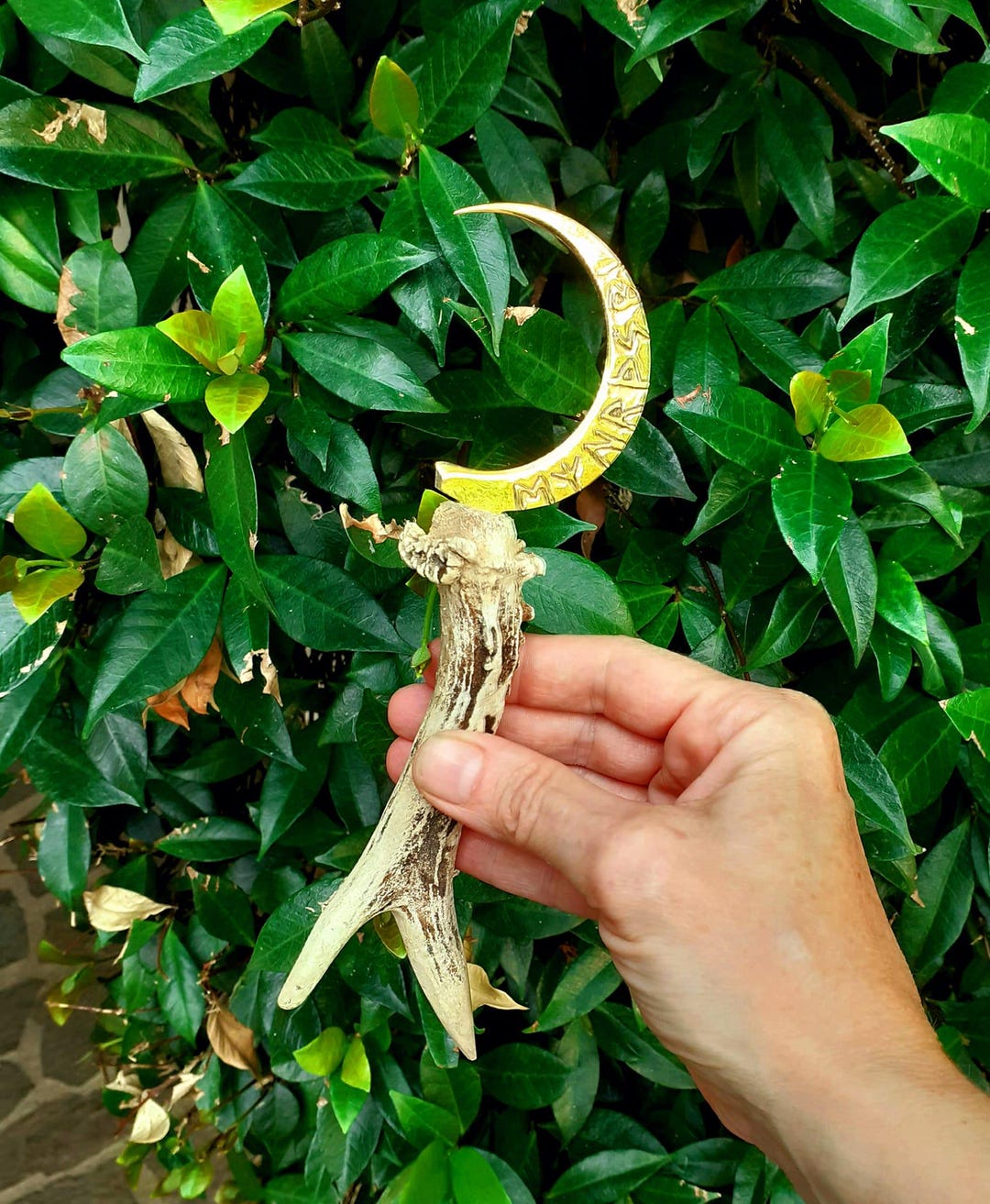 Ritual Sickle With Runes - Etsy