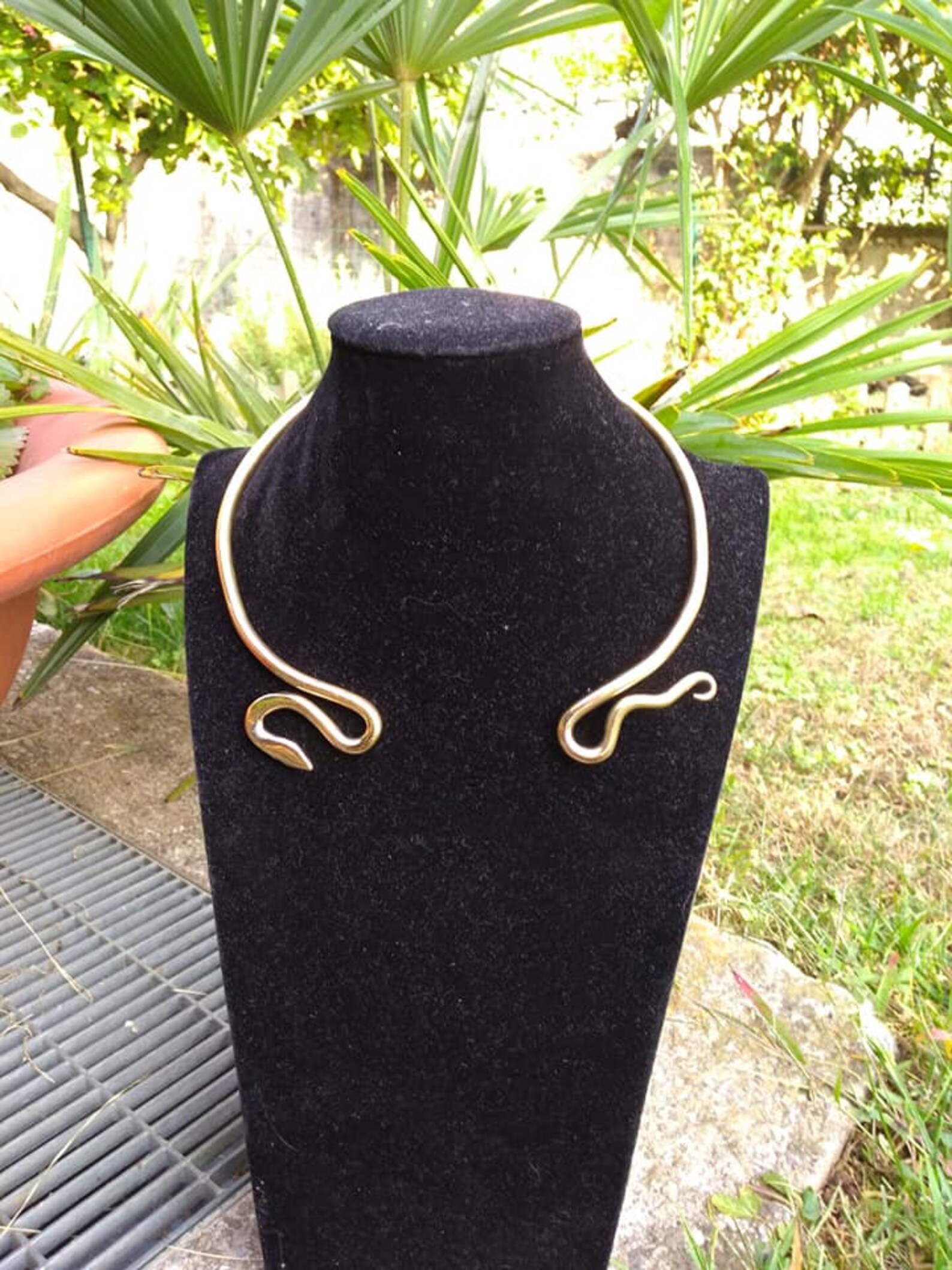 SNAKE TORQUE- Brass - Etsy