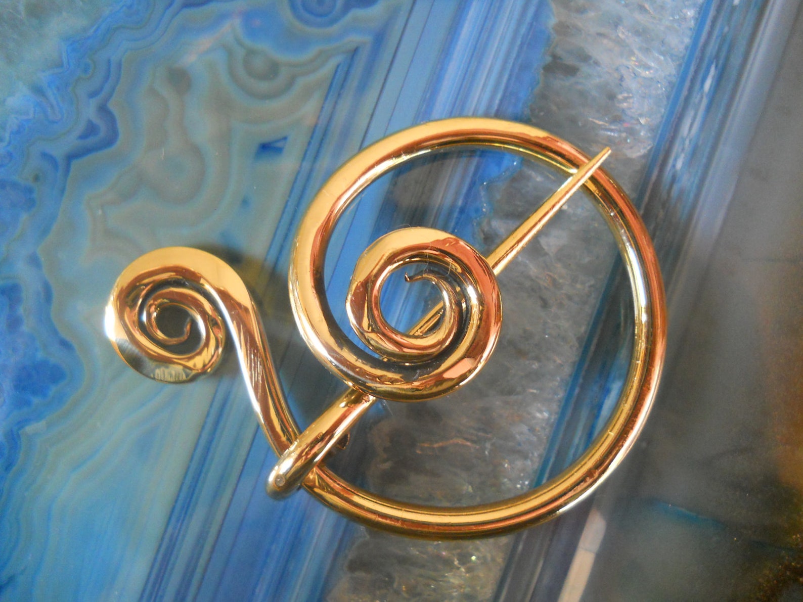 Spiral Fibula Brooch - Etsy Norway