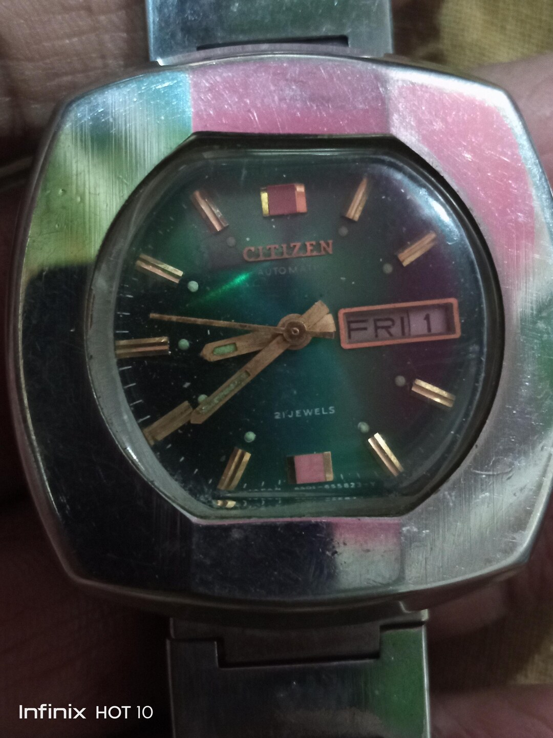 Vintage Citizen Automatic Japan Watch for Men 21 Jewels - Etsy