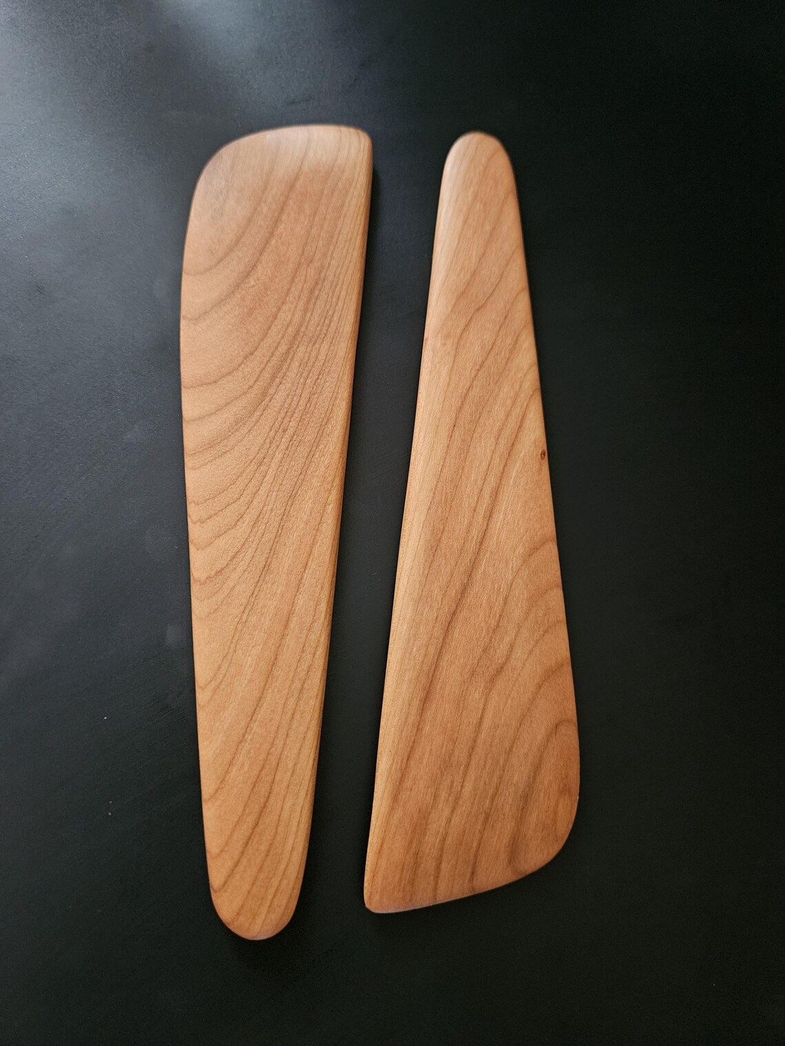 All Natural Wood Bowl Scraper (set of 2) - Etsy