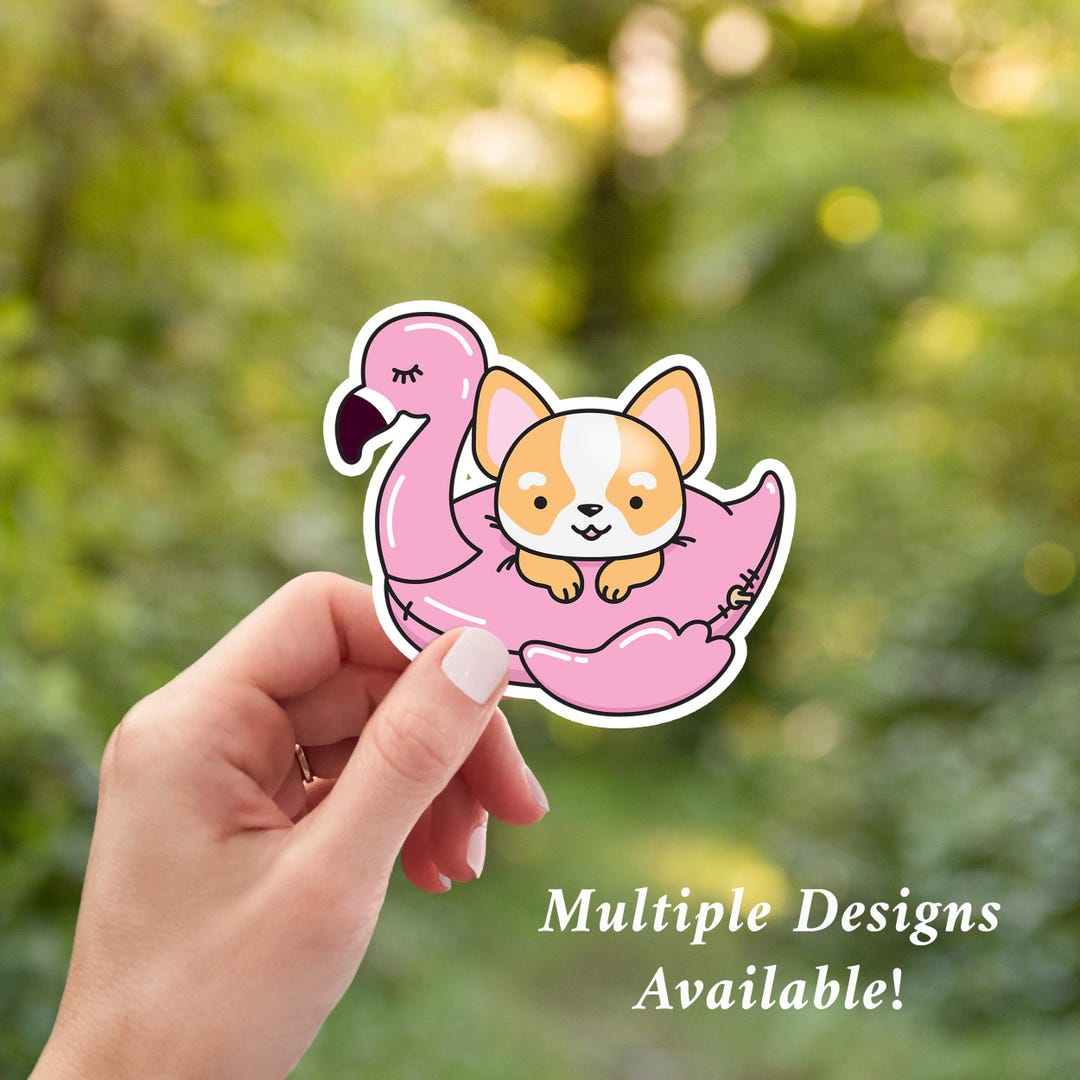 Cute Corgi Sticker - Choose Your Design! - Etsy