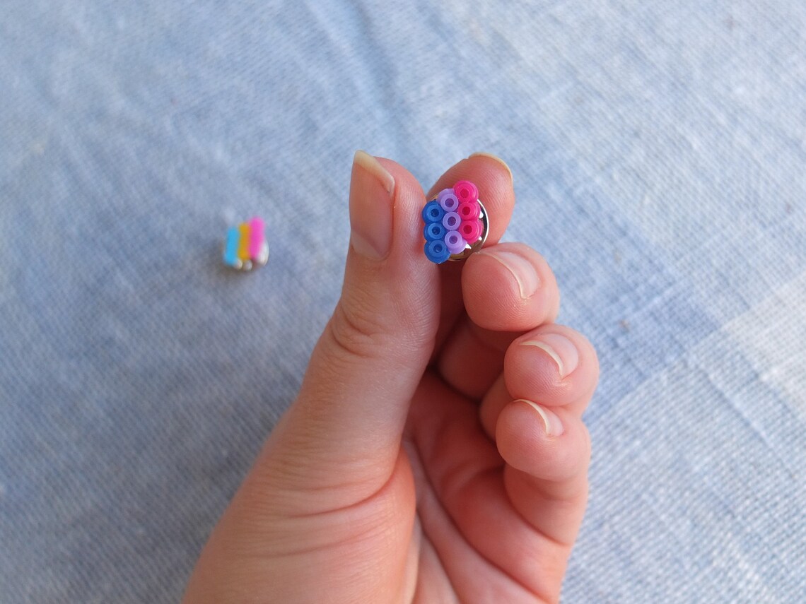 Pride Pin Fuse Beads Flag, 3 Colors Made to Order - Etsy