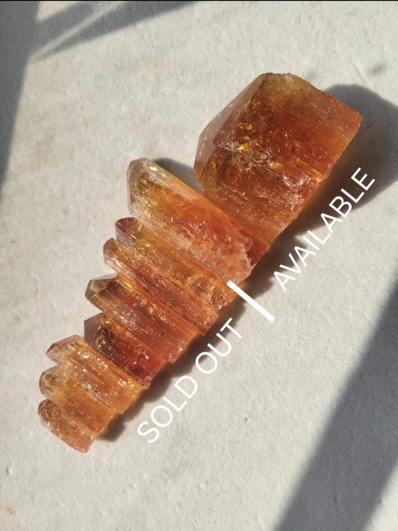 Imperial Topaz From Brazil (large Size) - Etsy