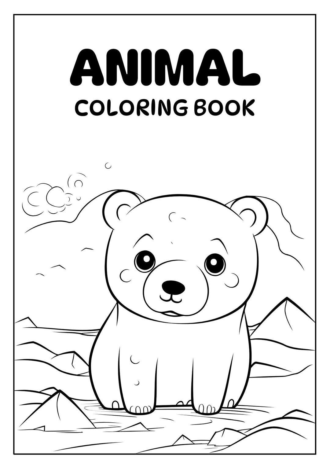 Wild Wonders: Animal Coloring Book for Kids - Etsy