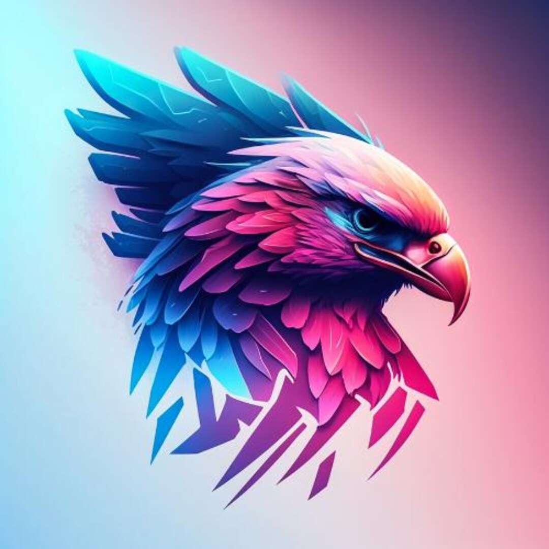 Adler Clipart Png digitale Datei | Falke Bild | Adler-Kunstwerk | Falke ...
