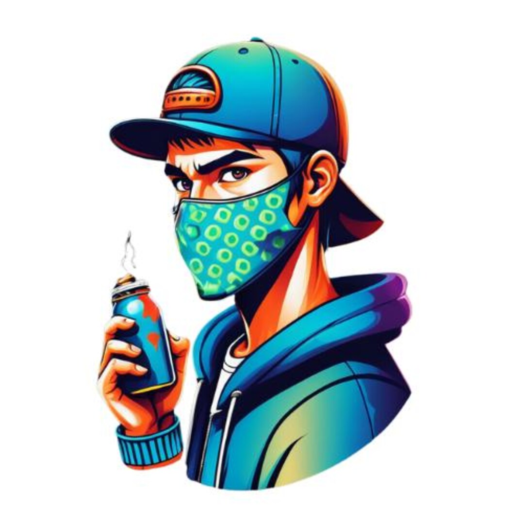 Street Sign PNG Digital File | Urban Street Boy Art | Graffiti Coloring ...