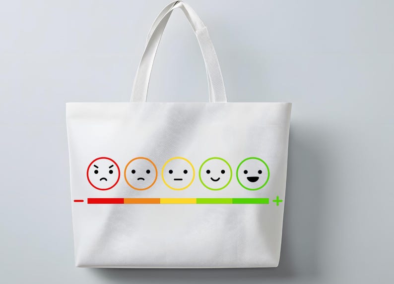 Emoji Face Rating Scale SVG Bundle, Survey Feedback Faces, Cute Emotion ...