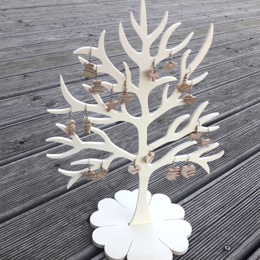 Wooden Jewelry Display Tree Model "thick Branches", Jewelry Holder ...
