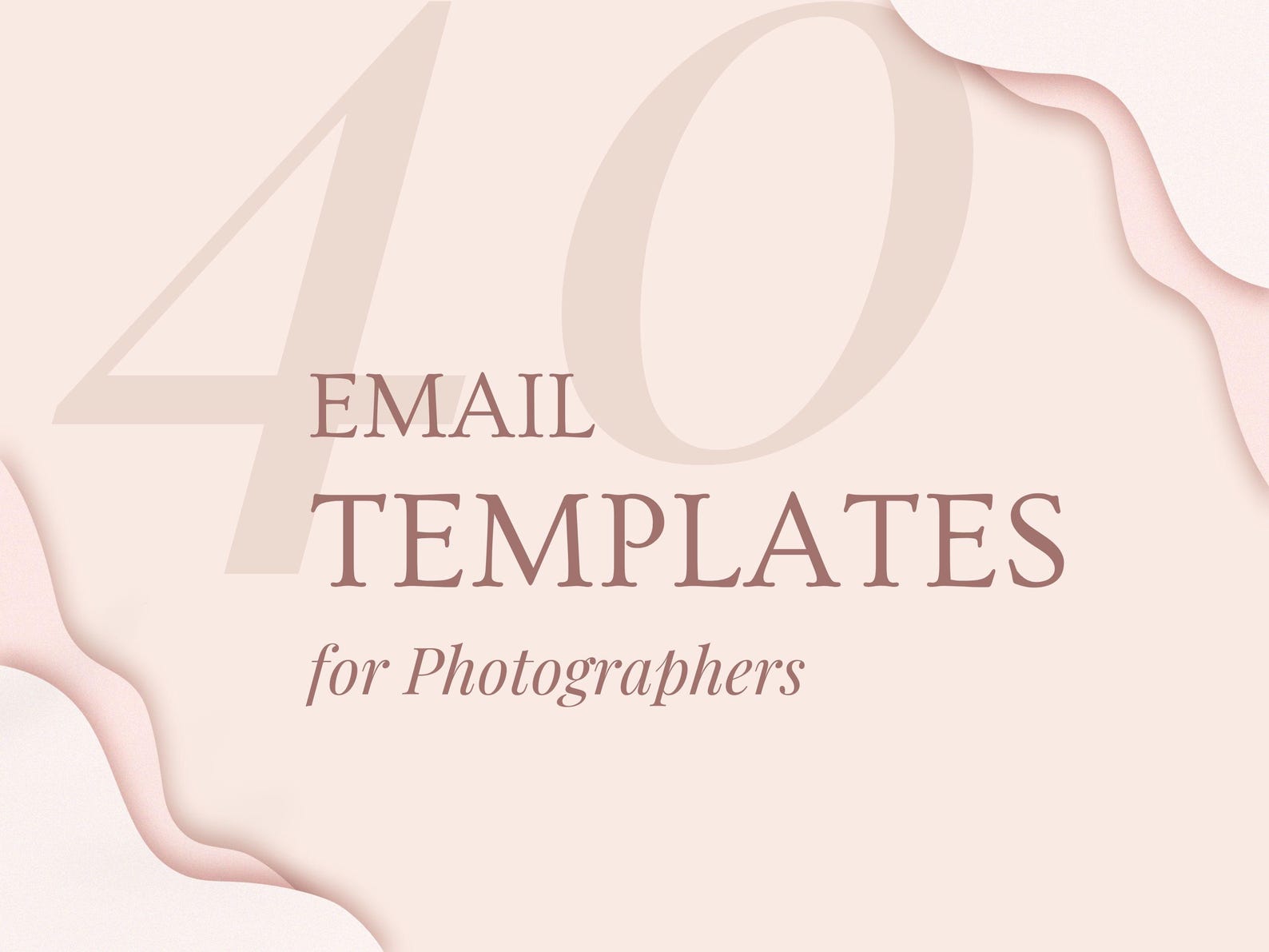 Pre Written Professional Email Templates for Photographers, Wedding ...