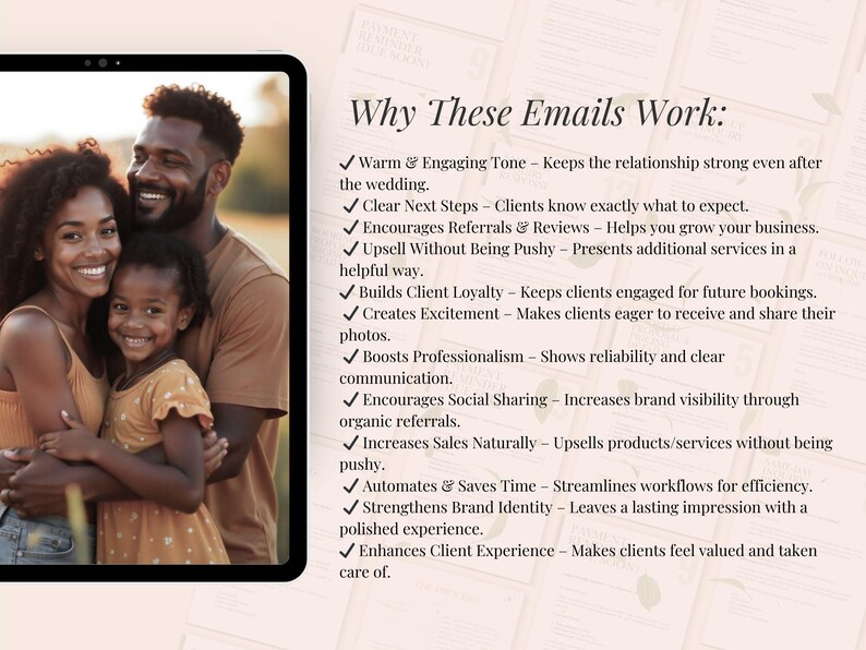 Pre Written Professional Email Templates for Photographers, Wedding ...