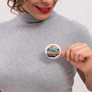 Vintage Retro Car Sticker Set - 10 Digital Stickers - Printable PNG ...