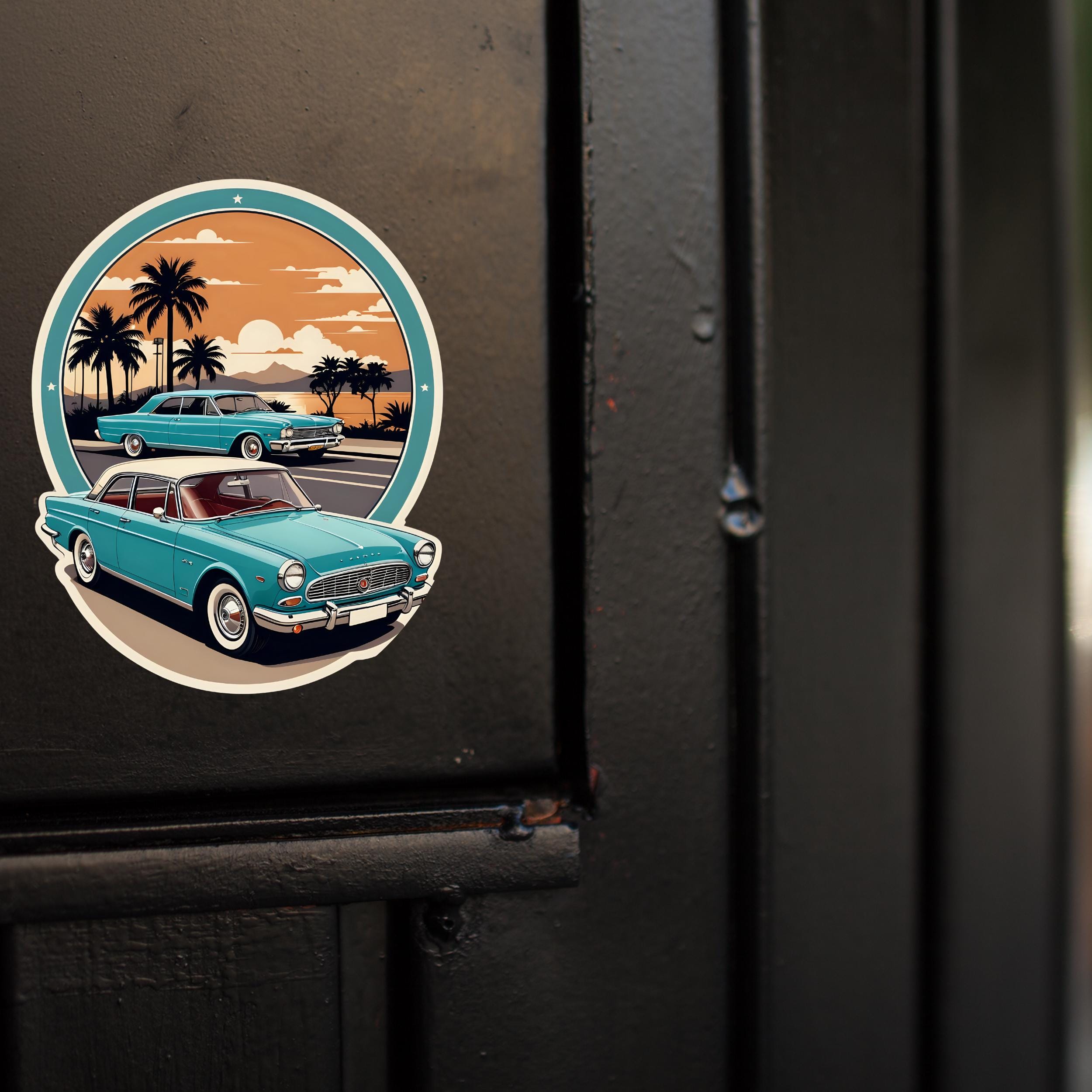 Vintage Retro 20 PCS Premium Car Sticker Pack - Classic Auto Decals ...