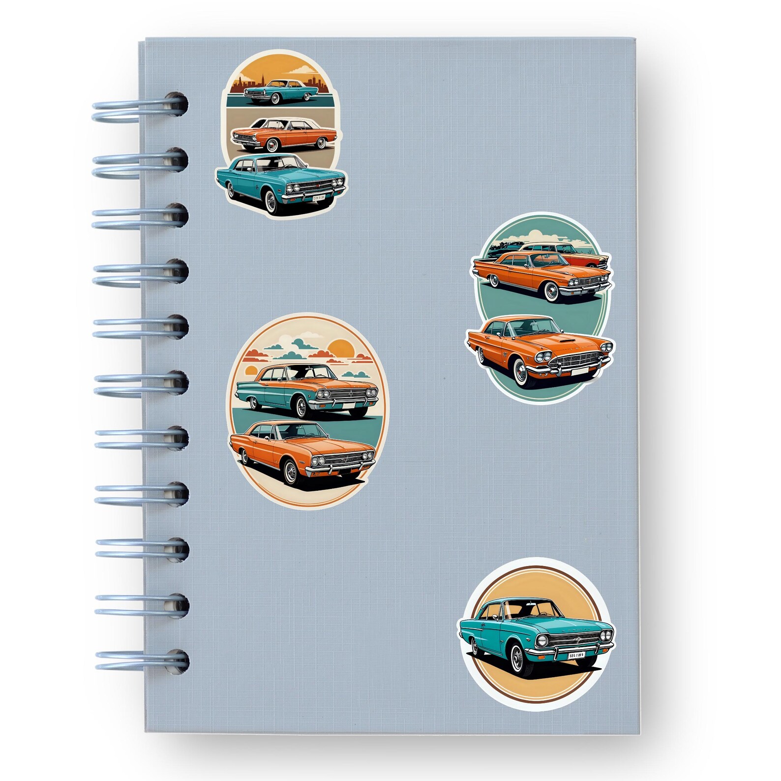 Vintage Retro 20 PCS Premium Car Sticker Pack - Classic Auto Decals ...