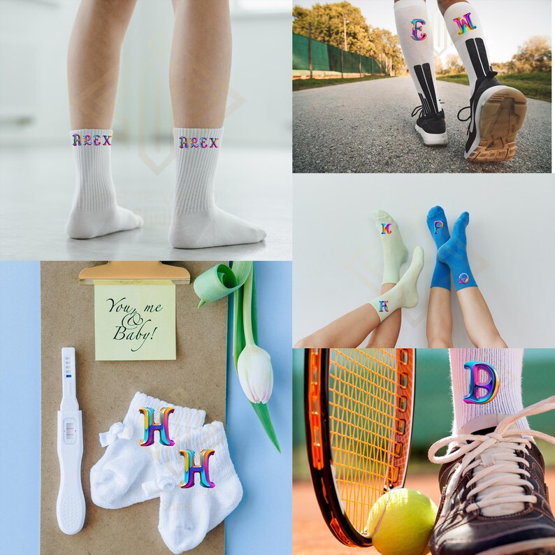 3D Alphabet Clipart Bundle | Glossy Liquid Letters for Sublimation ...