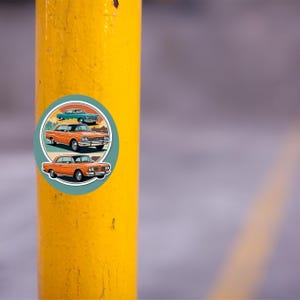 Vintage Retro 20 PCS Premium Car Sticker Pack - Classic Auto Decals ...
