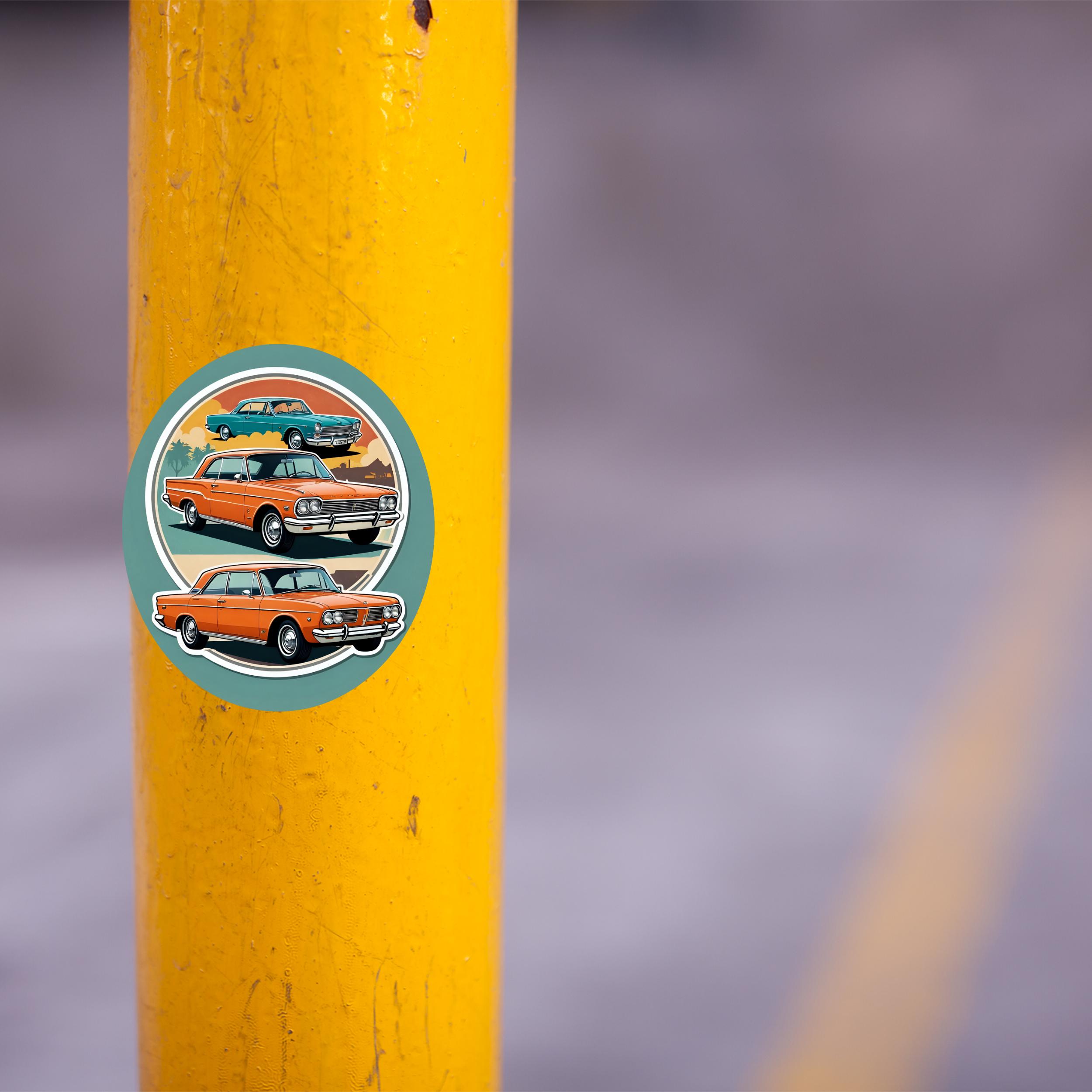 Vintage Retro 20 PCS Premium Car Sticker Pack - Classic Auto Decals ...