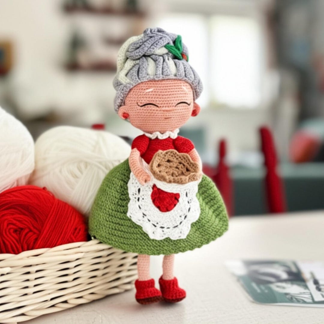 Amigurumi Grandma Crochet Pattern | Grandma Amigurumi | Grandma Crochet ...