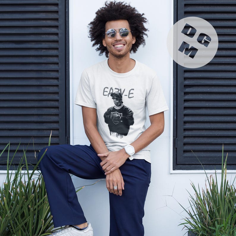 Eazy-e Graphic Tshirt Vintage 90s Hip Hop Shirt Retro Rap Tee NWA ...