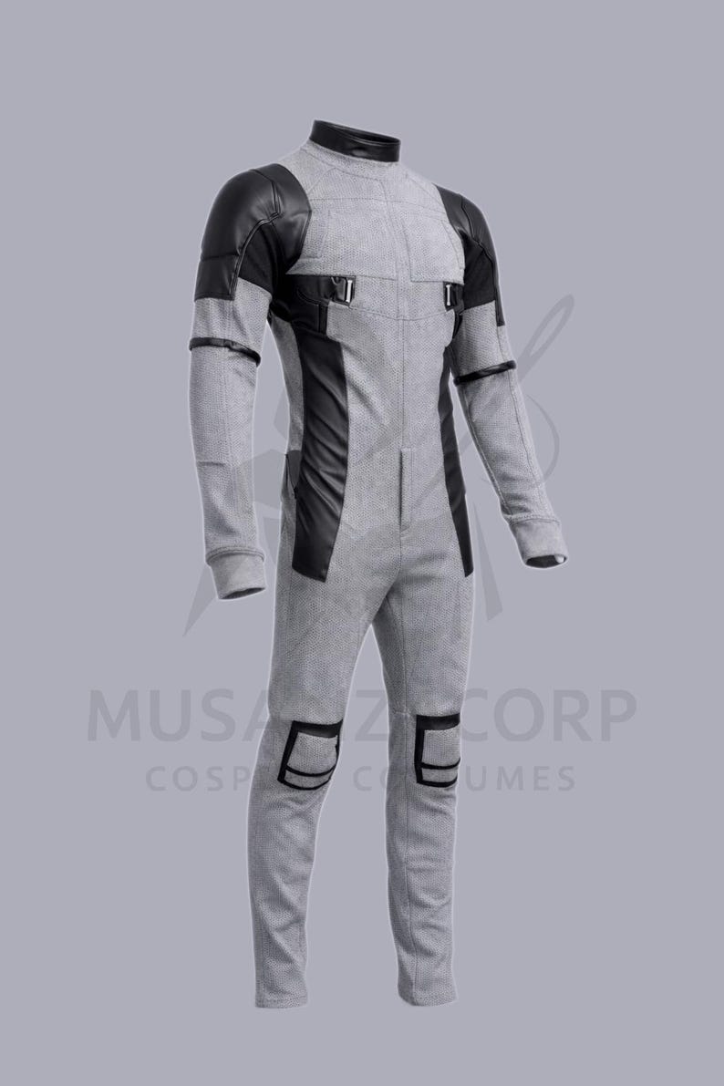 X-force Deadpool Grey Cosplay Suit – Tactical Full Body Costume – Comic ...
