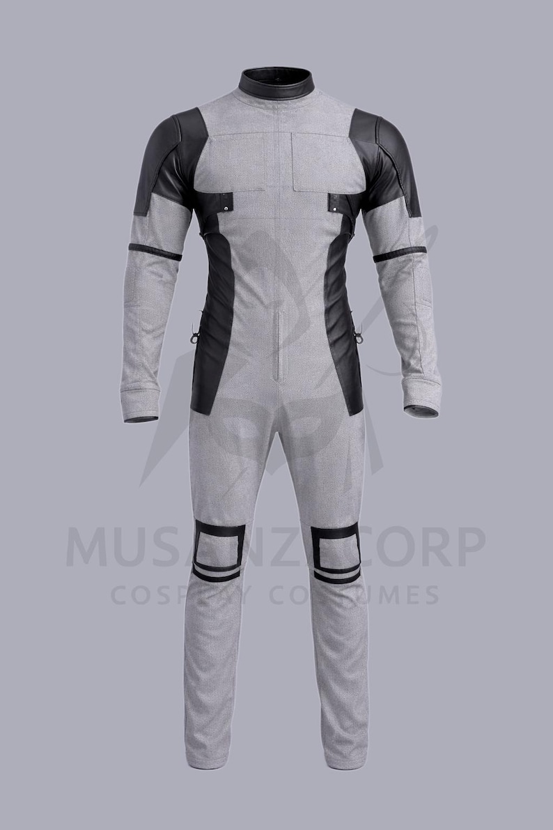 X-force Deadpool Grey Cosplay Suit – Tactical Full Body Costume – Comic ...