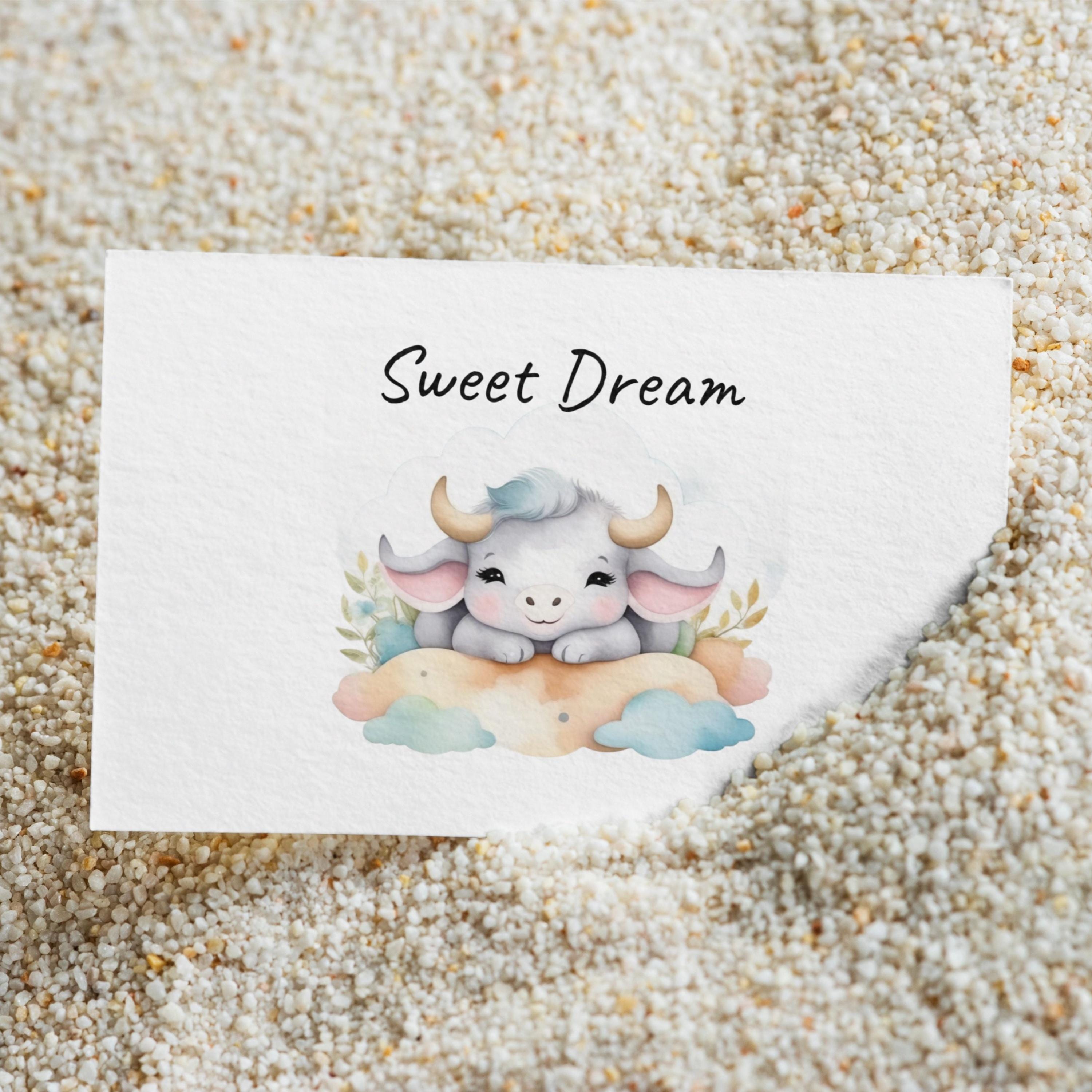Baby Cute Buffalo Cliparts, Cute Animal PNG, Watercolor PNG, Buffalo ...