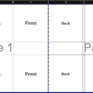 Flashcard Template - Excel - Etsy