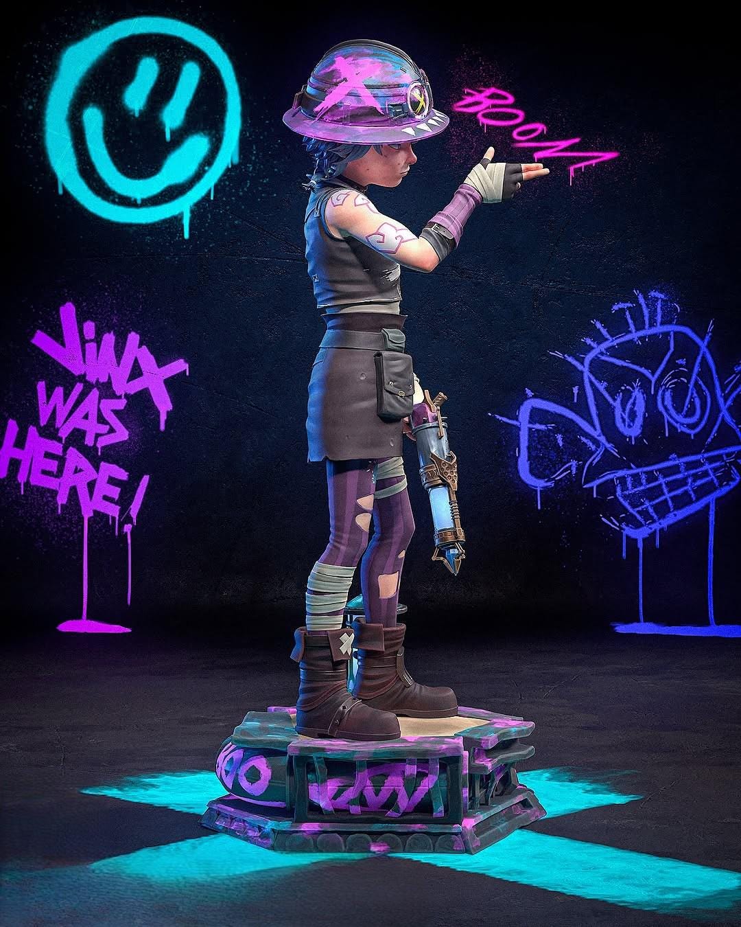 Isha From Arcane, Resin Model Kit 3d Printed GK Statue Figure - Etsy