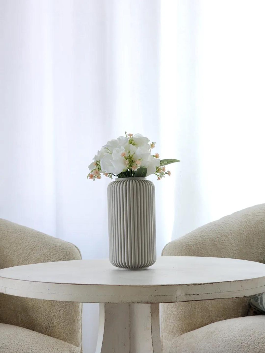 STL Flower Pot Modern Design 3D Print Home Garden Decorative Accessory ...
