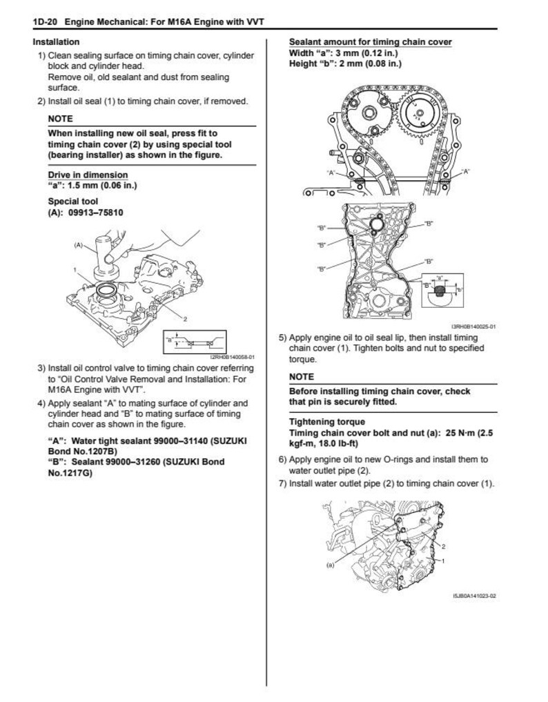 Suzuki Grand Vitara JT 2005-2014 Service Workshop Repair Manual ...