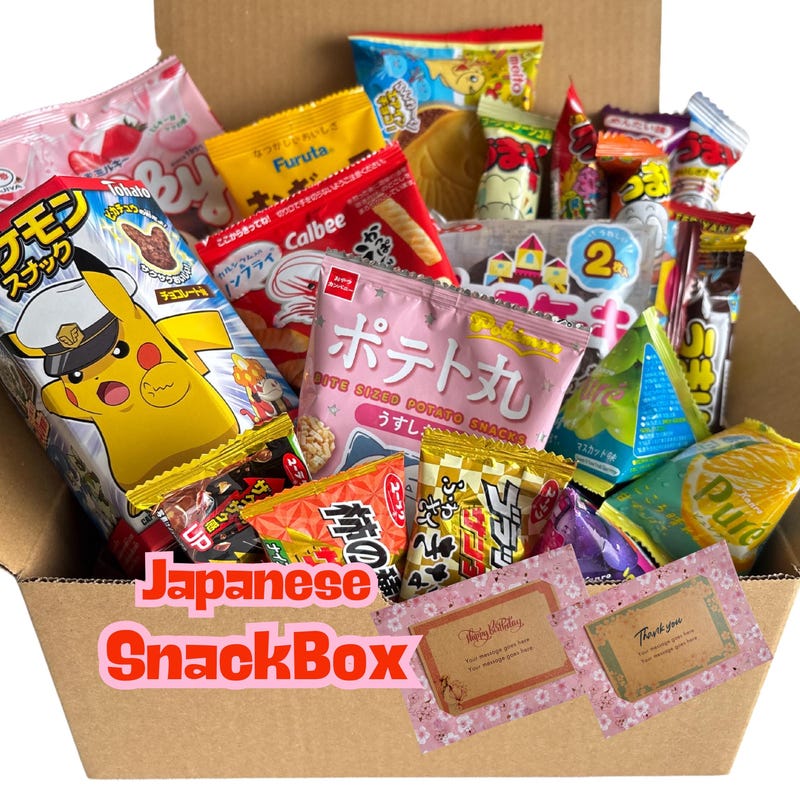 Japanese Snack Stickers - Etsy