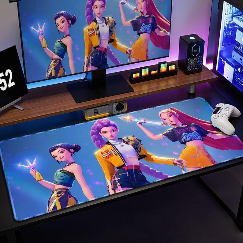 12 Types Kpop Demon Hunters Gaming Mouse Pad | Rumi Mira Zoey | Non ...