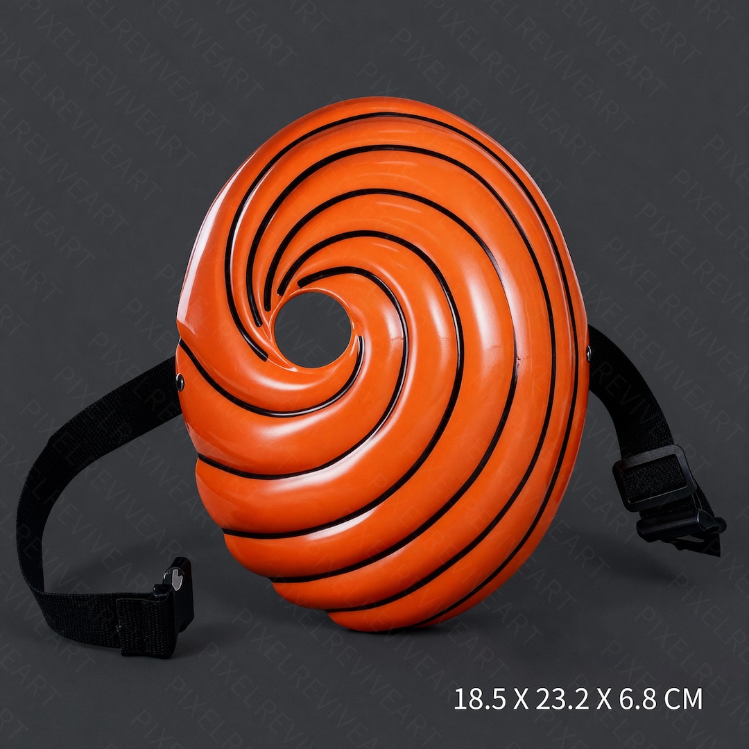 Tobi Obito Mask: Naruto Shippuden Cosplay, Halloween Costume - Etsy UK