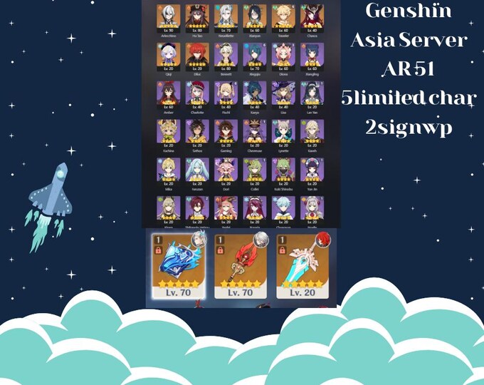 Jkshd Arlechino Neuvil Chasca Genshin Impact 5limited Asia 2signwp - Etsy