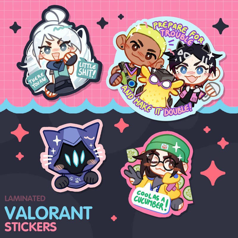Valorant Stickers - Etsy