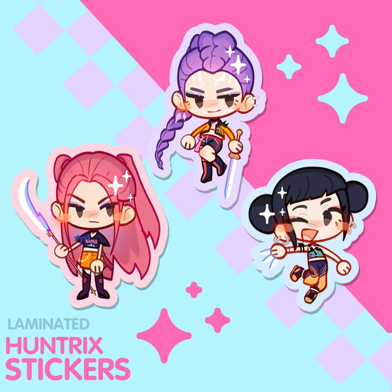 K Pop Demon Hunters Sticker - Etsy Canada
