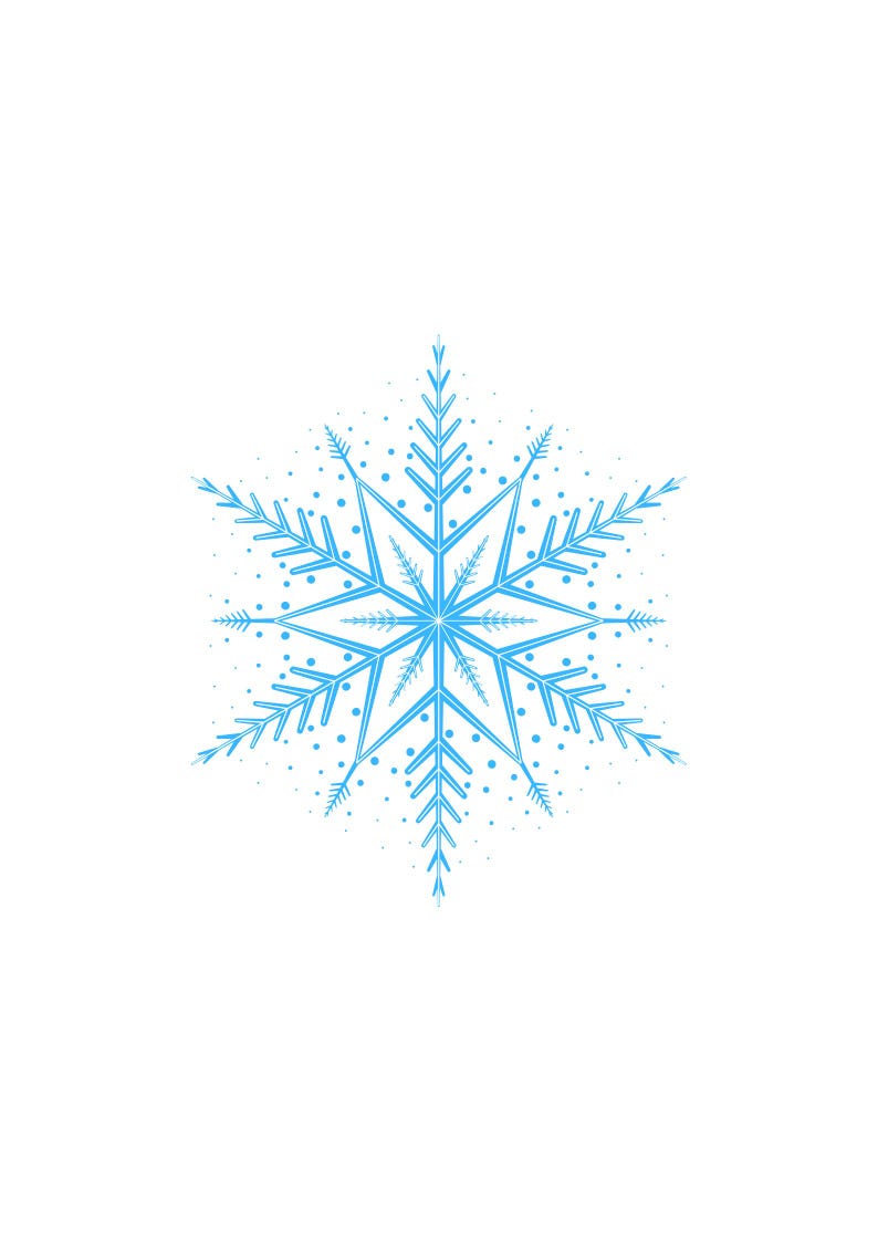 Snowflake SVG Files, Christmas Snowflake, Snowflake for Digital ...