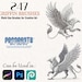 247 Griffin Gryphon Griffon Brushes for Procreate & Photoshop – Tattoo ...