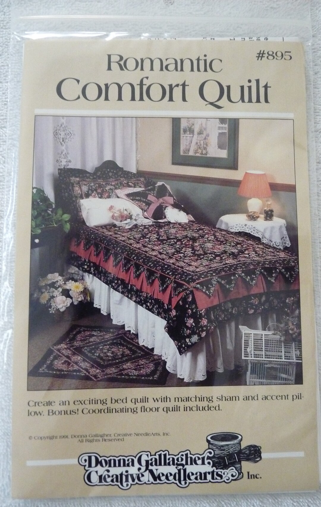 Romantic Comfort Quilt Pattern #895 by Donna Gallager - Etsy