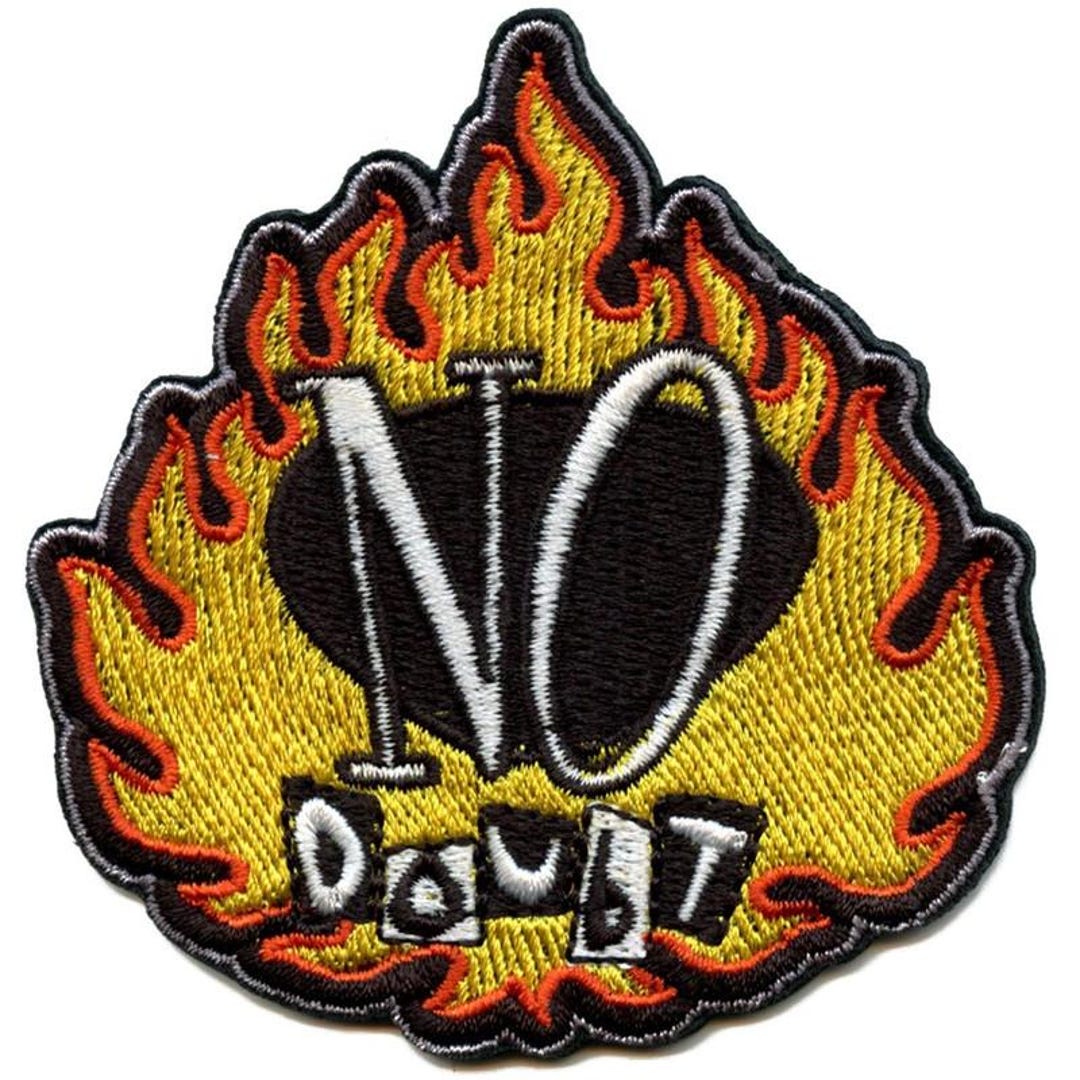 No Doubt Band Patch Rock Flame Logo Embroidered Iron on Rock Off - Etsy