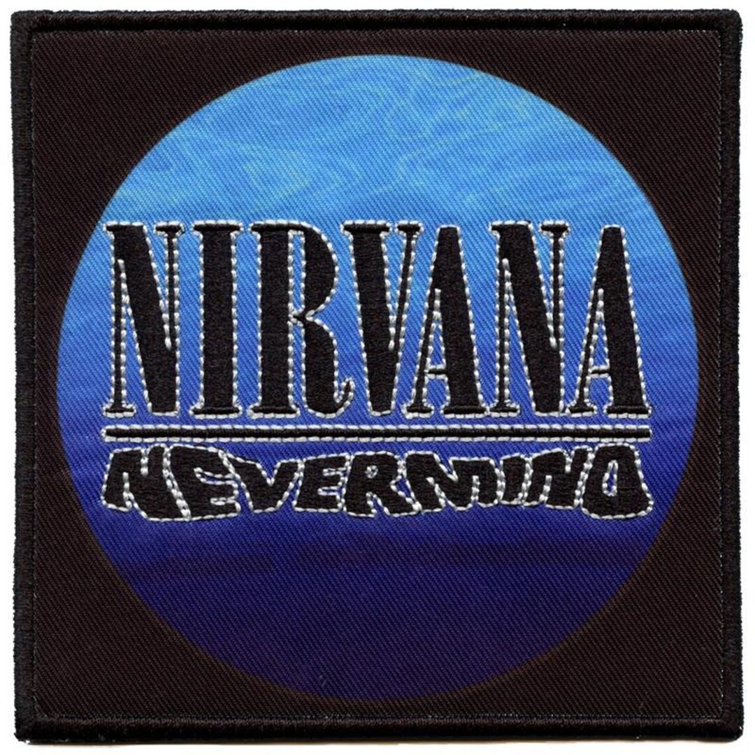 Nirvana Nevermind Album Cover Patch Grunge Rock Band Woven Iron on Rock Off - Etsy