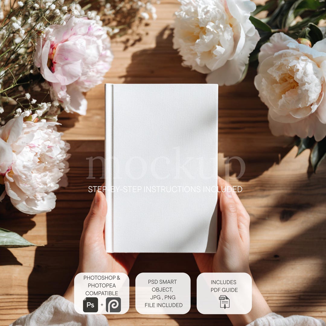 Hardcover Journal Mockup, Notebook Mockup, Journal Matte, Easy Planner ...